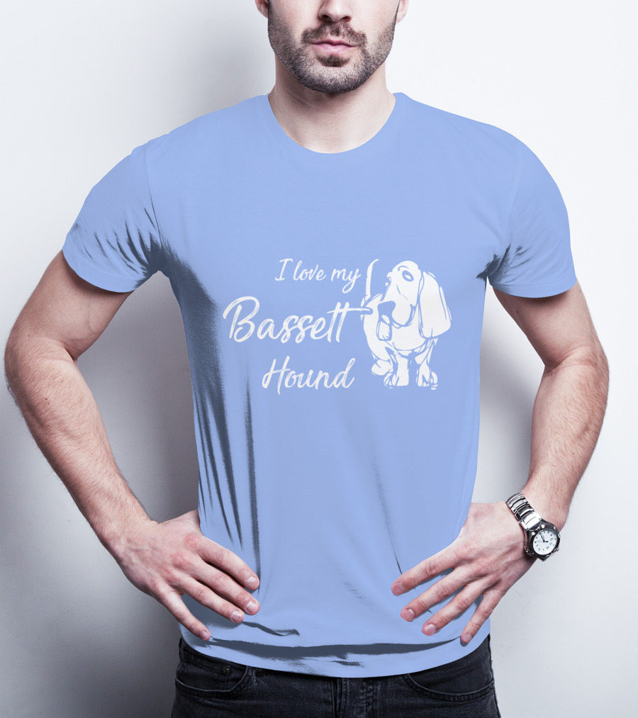 I Love My Basset Hound T-Shirt