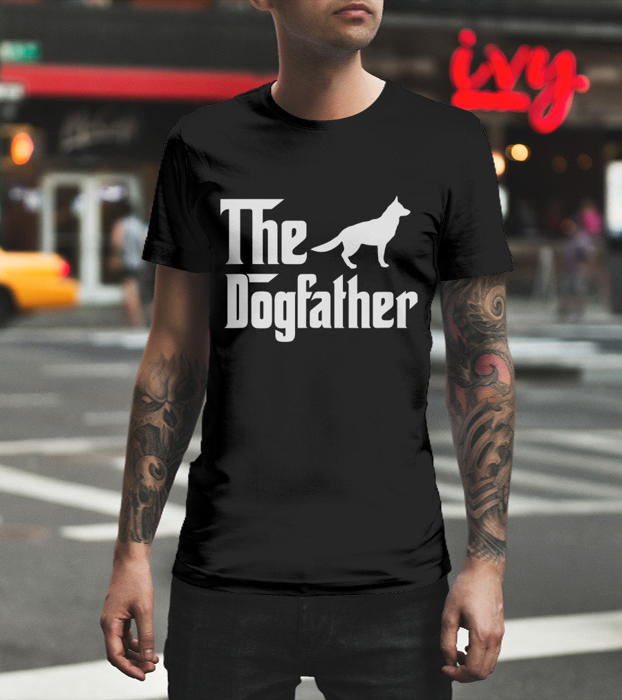 The Dogfather German Shepherd Mafia Movie T-Shirt