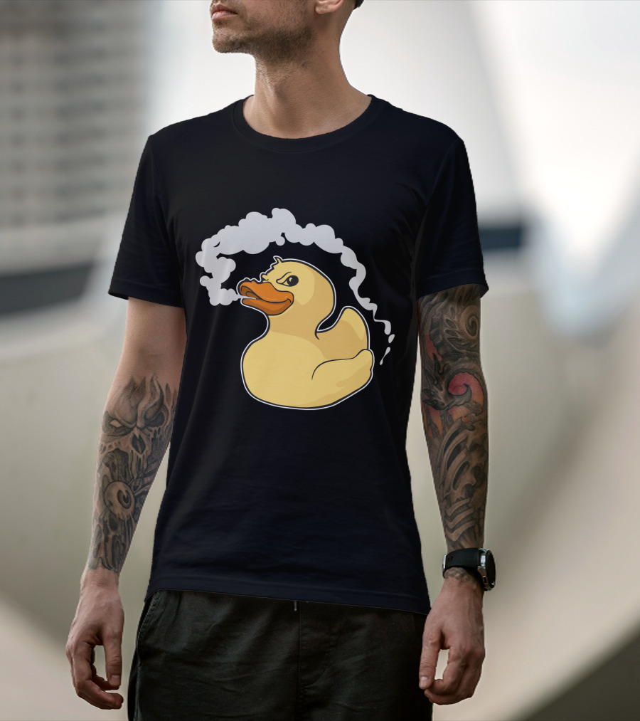 Fire Breathing Rubber Ducky With Smoke T-Shirt