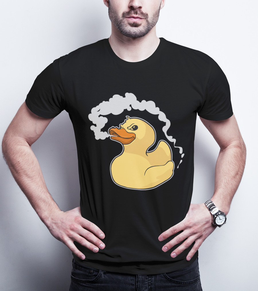 Fire Breathing Rubber Ducky With Smoke T-Shirt