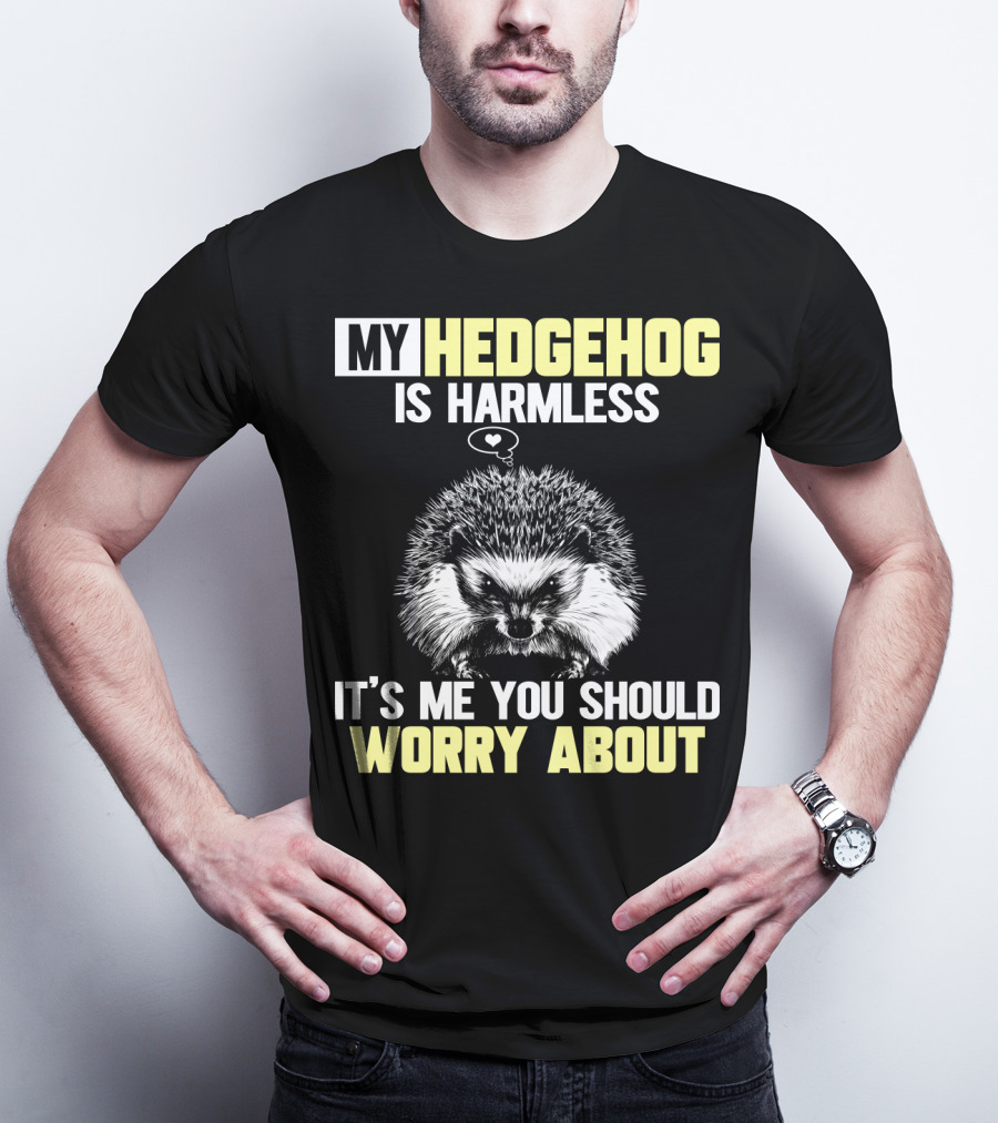 MY HEDGEHOG IS HARMLESS IT’S ME YOU SHOULD WORRY ABOUT T-Shirt