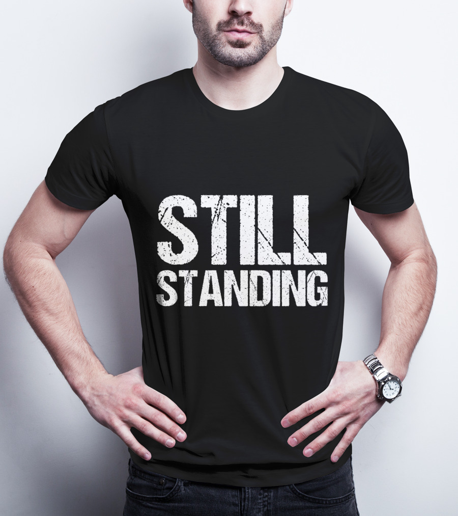 Still Standing Typography T-Shirt