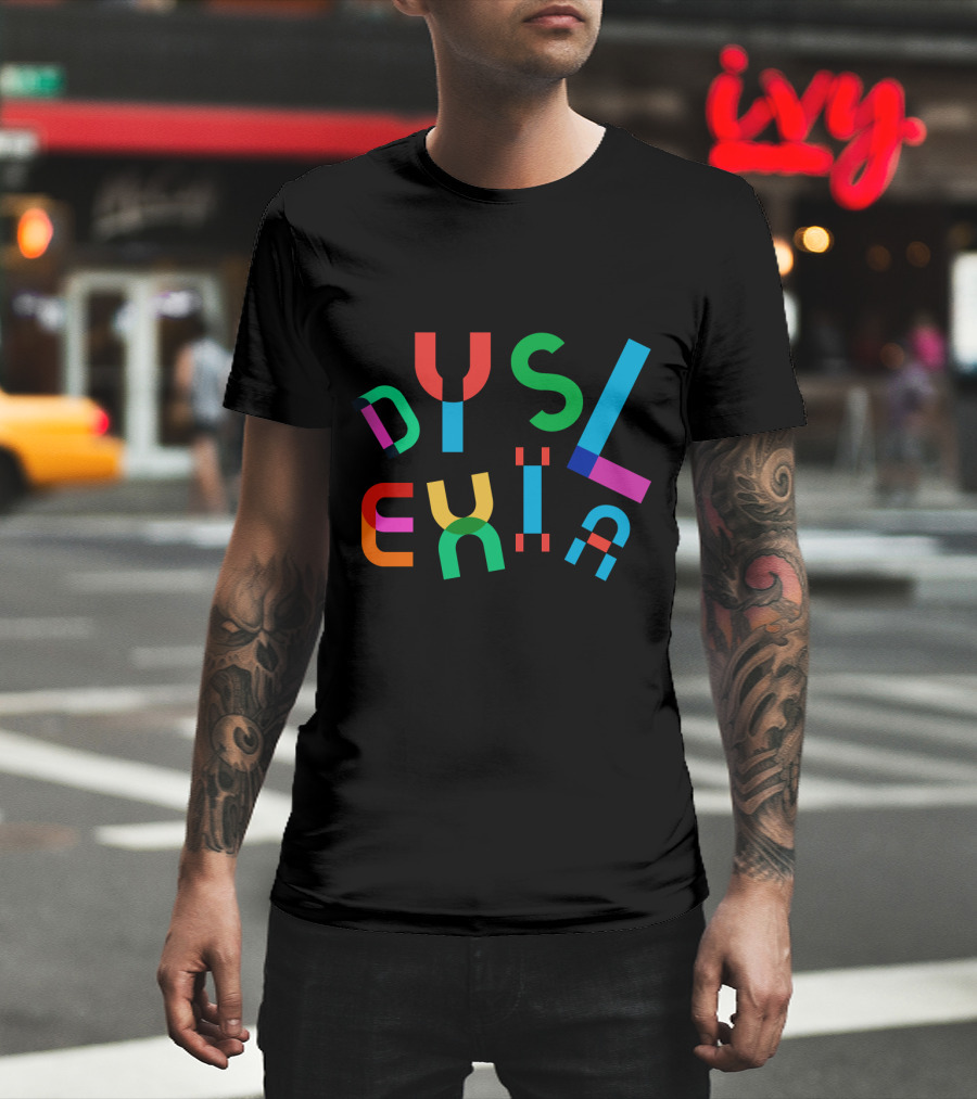 Dyslexia Multicolor Awareness T-Shirt