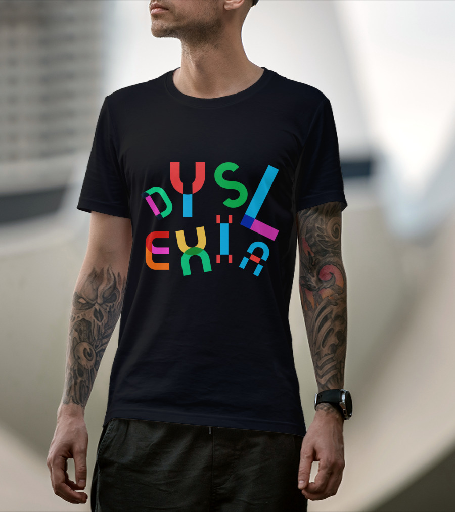 Dyslexia Multicolor Awareness T-Shirt
