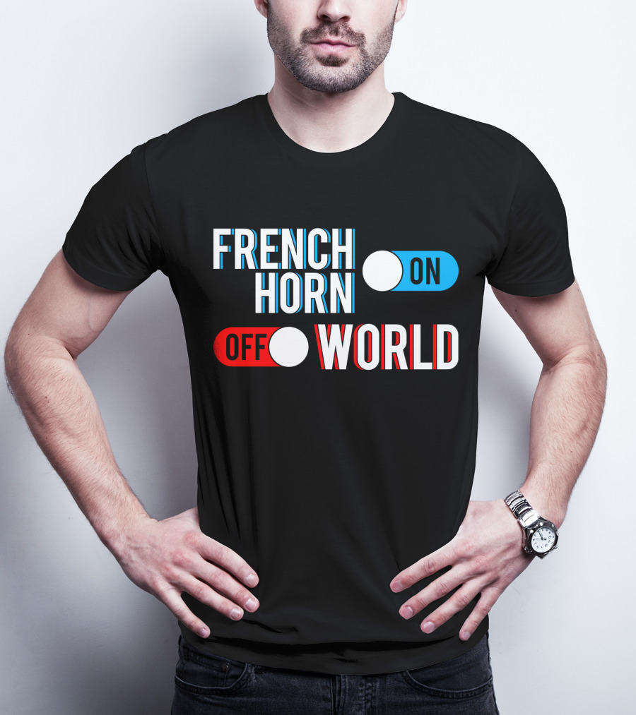 French Horn On Off World T-Shirt