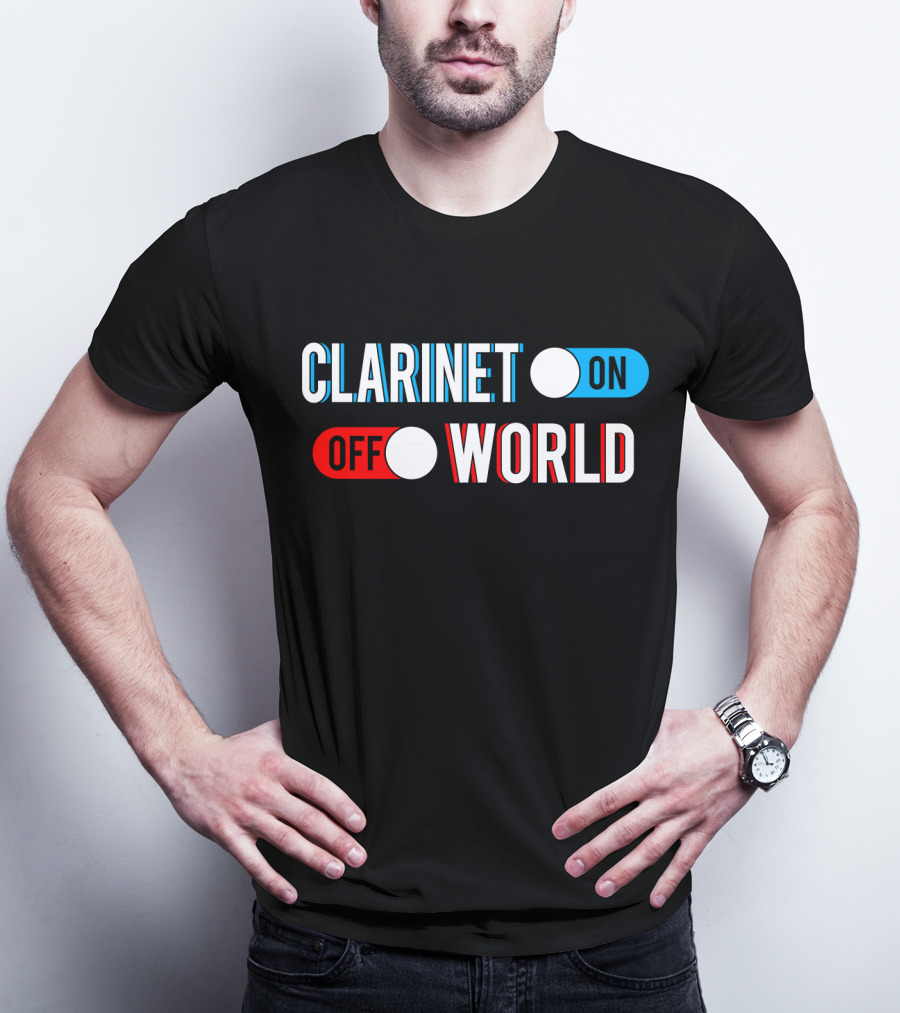 Clarinet On Off World T-Shirt