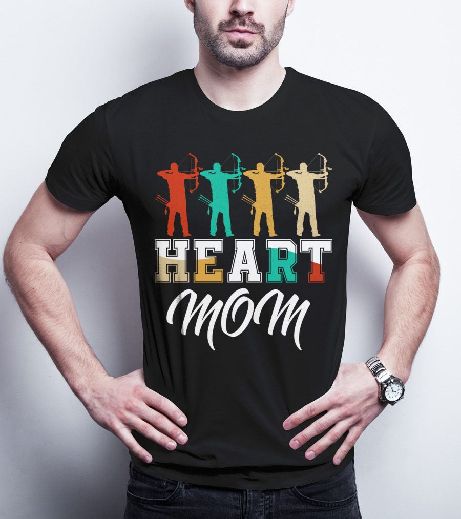 Heart Mom Archery T-Shirt