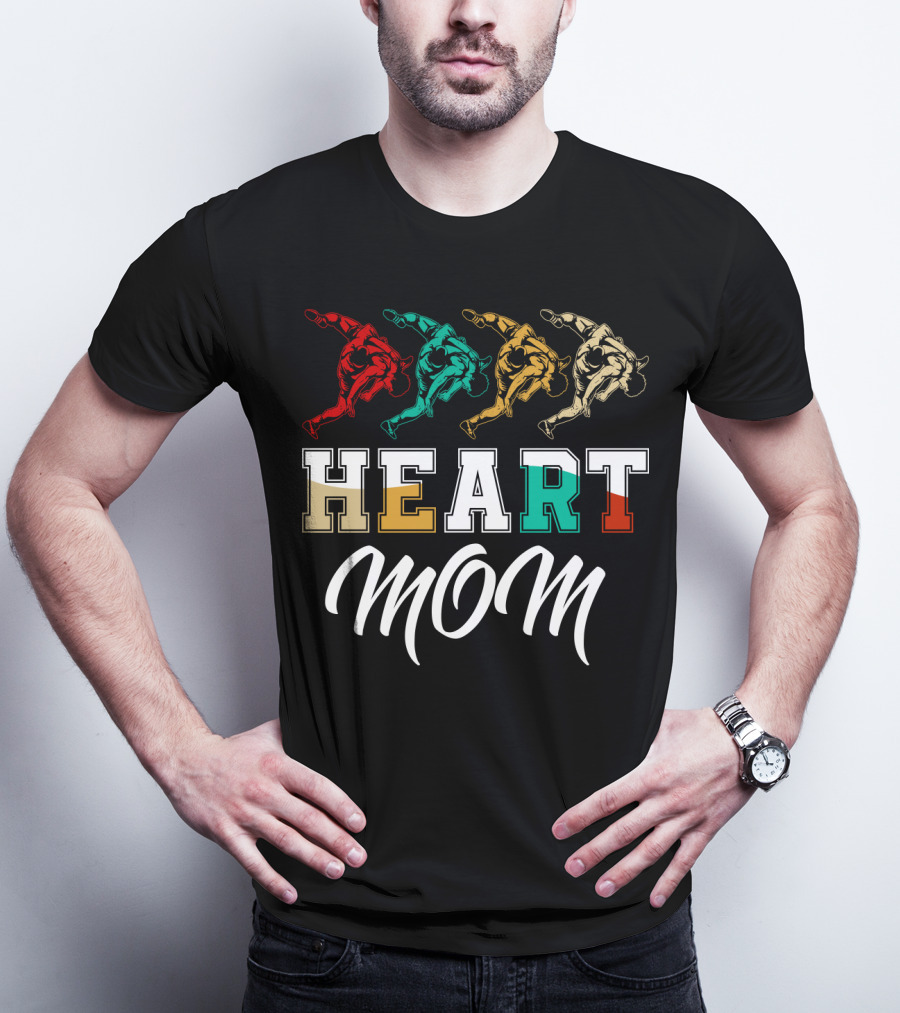 Heart Mom Wrestlers T-Shirt