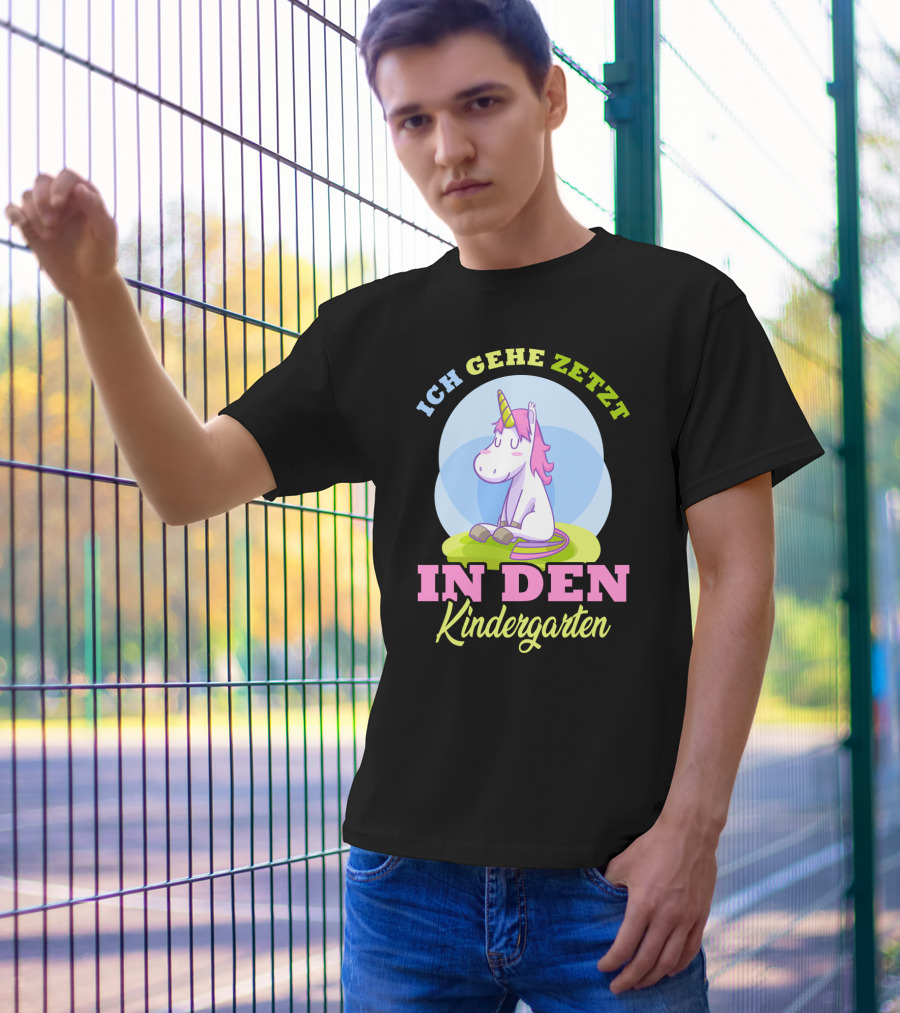Ich Gehe Jetzt In Den Kindergarten Einhorn T-Shirt