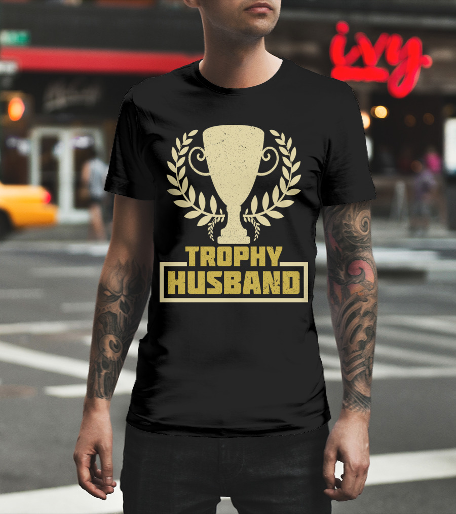 Trophy Husband Laurel Cup Highlight T-Shirt