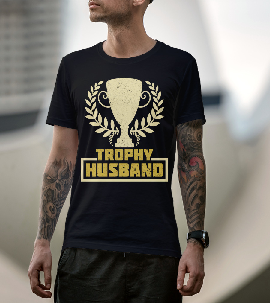 Trophy Husband Laurel Cup Highlight T-Shirt
