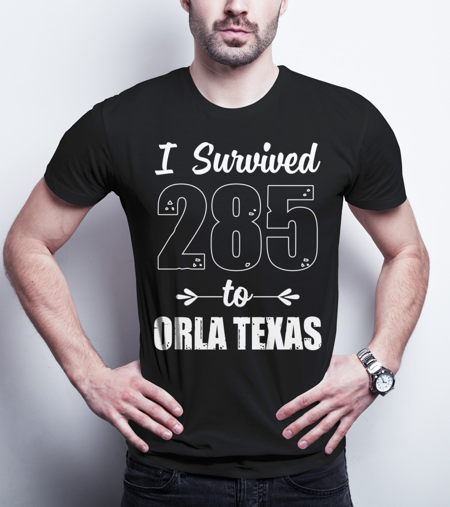 I Survived 285 To Orla Texas Journey T-Shirt