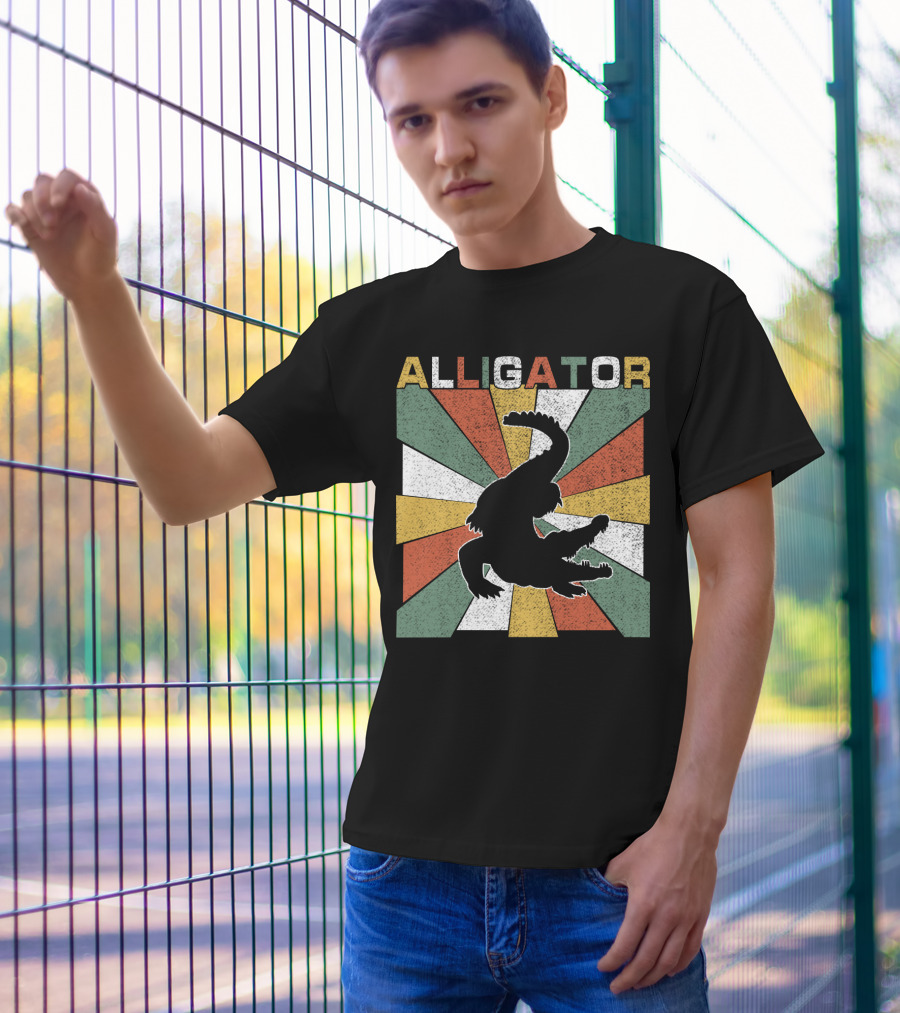 Alligator Retro 70s Vintage T-Shirt