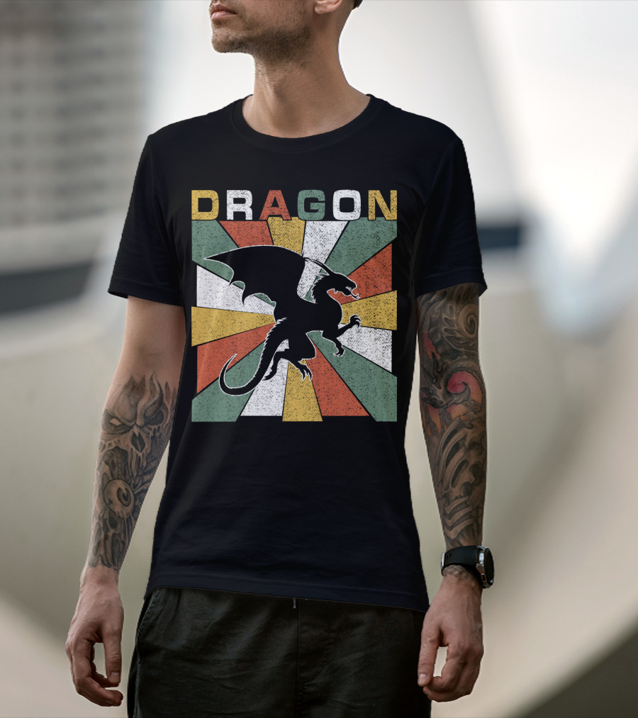 Dragon Vintage 70s Rainbow Burst T-Shirt