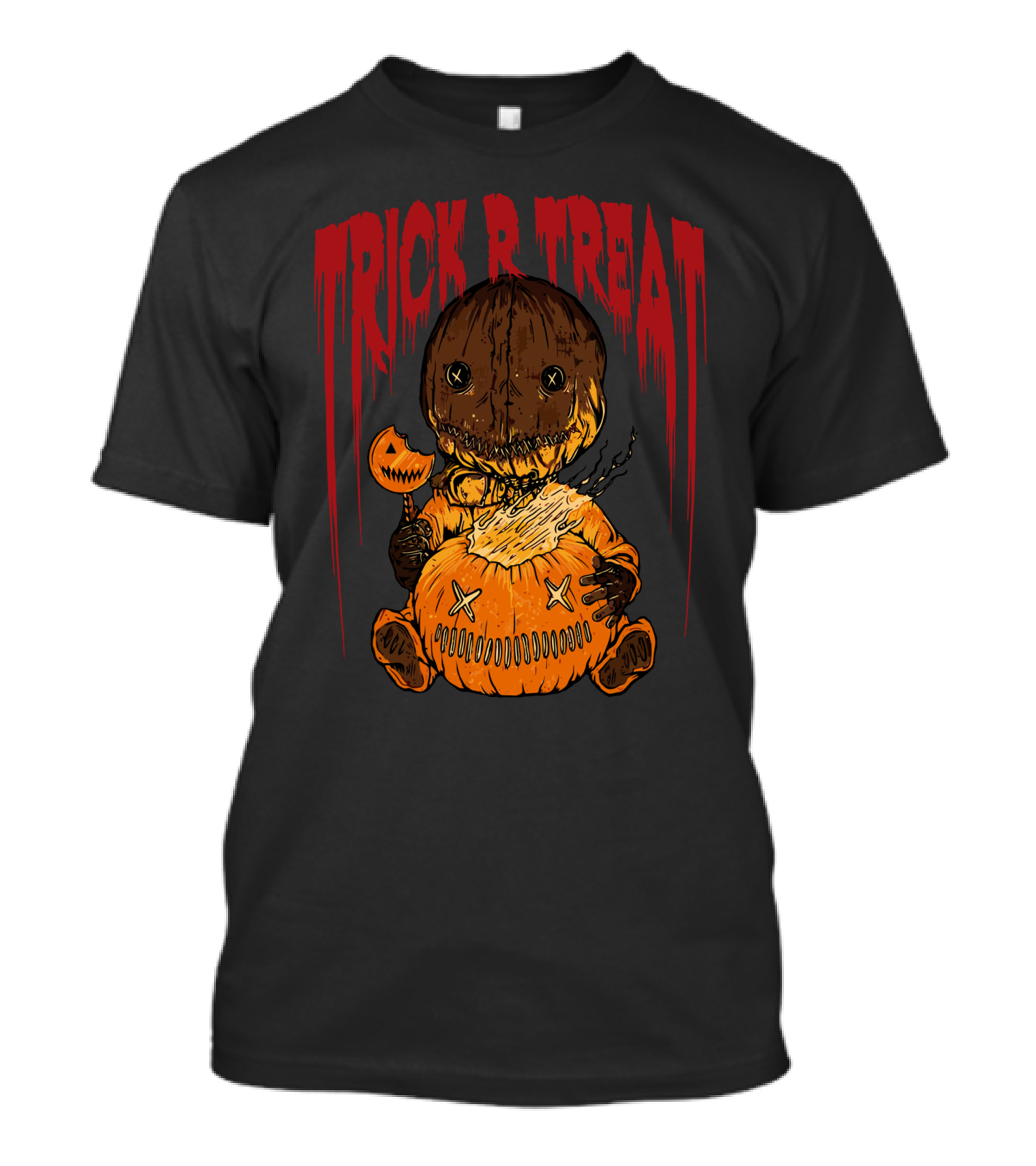 Trick R Treat Sam Pumpkin Horror Halloween T-Shirt