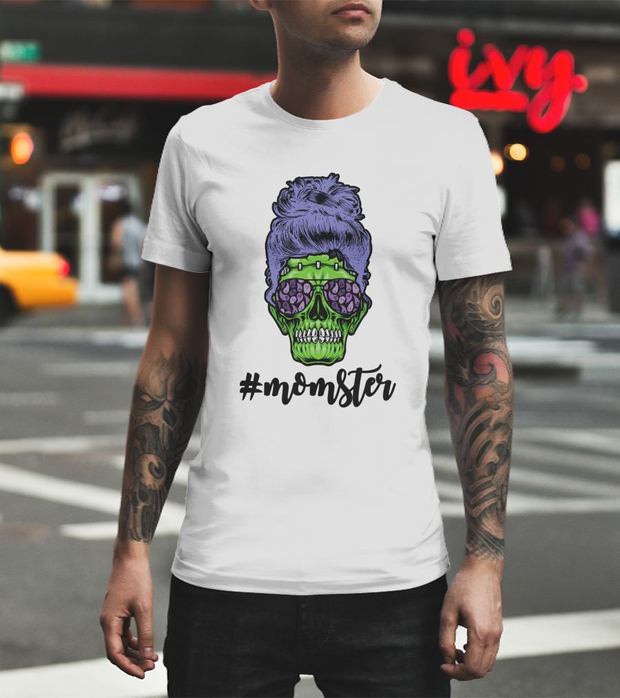 Momster Skull Halloween T-Shirt