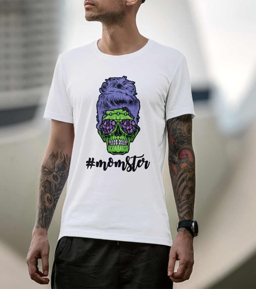 Momster Skull Halloween T-Shirt