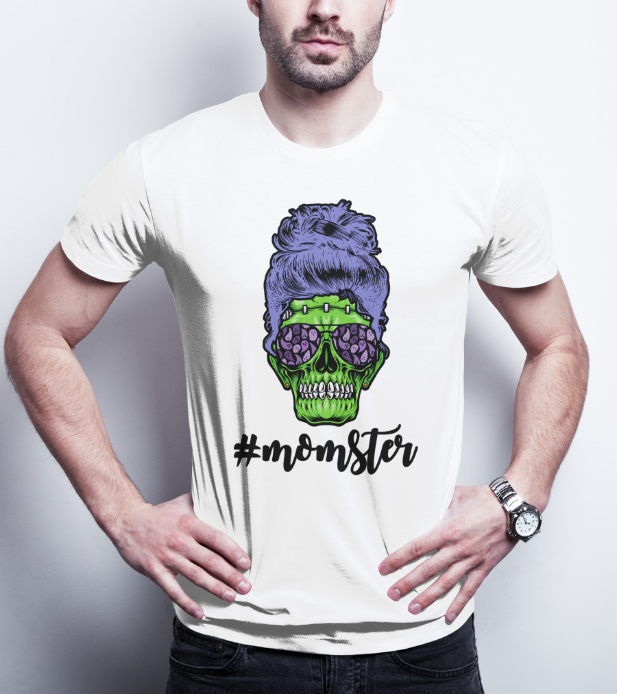 Momster Skull Halloween T-Shirt