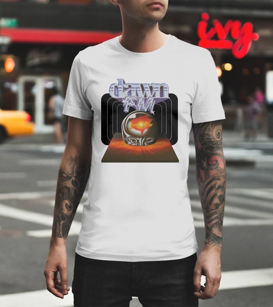 The Weeknd Dawn FM Album Merch Brain T-Shirt