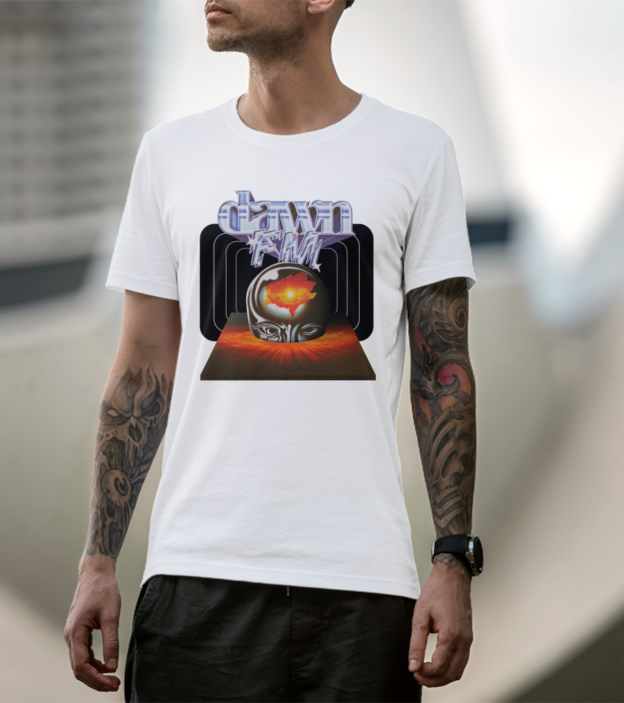 The Weeknd Dawn FM Album Merch Brain T-Shirt