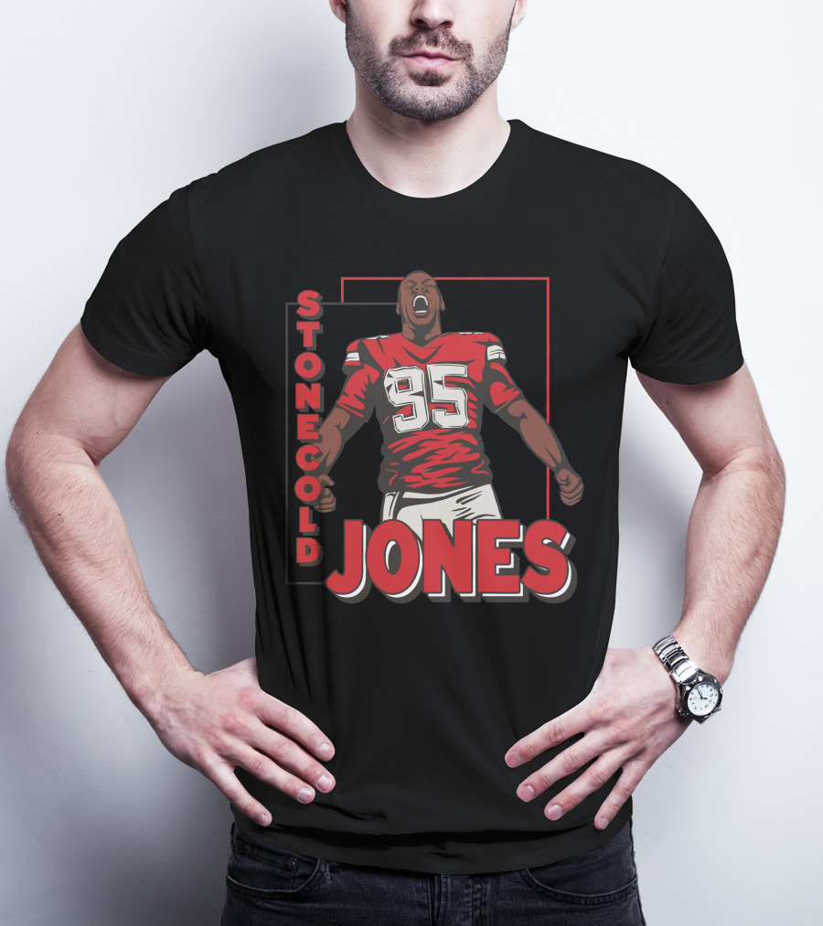 Stone Cold Jones Kansas City Chiefs Number 95 T-Shirt