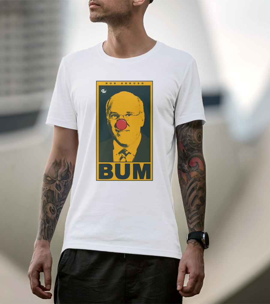Game On Wisconsin Hub Arkush Bum Clown Nose T-Shirt