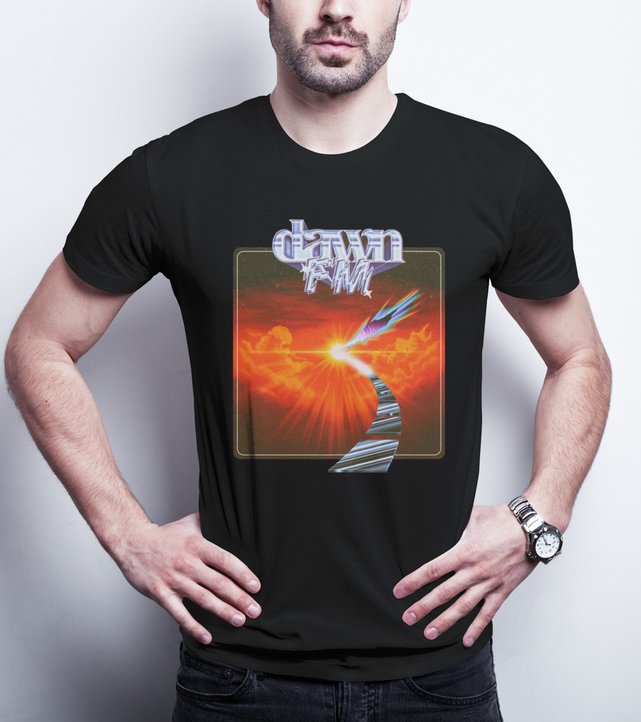 Dawn FM Radiant Pathway Album Cover Aesthetic T-Shirt