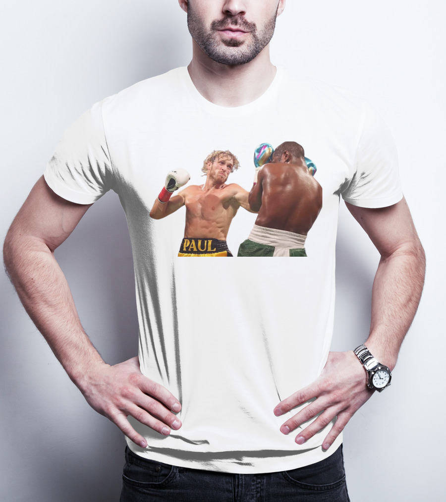 Logan Paul Boxing Match Action Scene T-Shirt