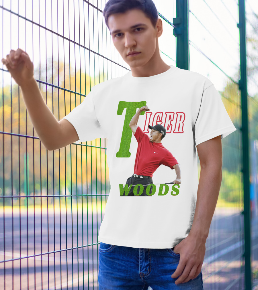Tiger Woods Golfe Victory T-Shirt