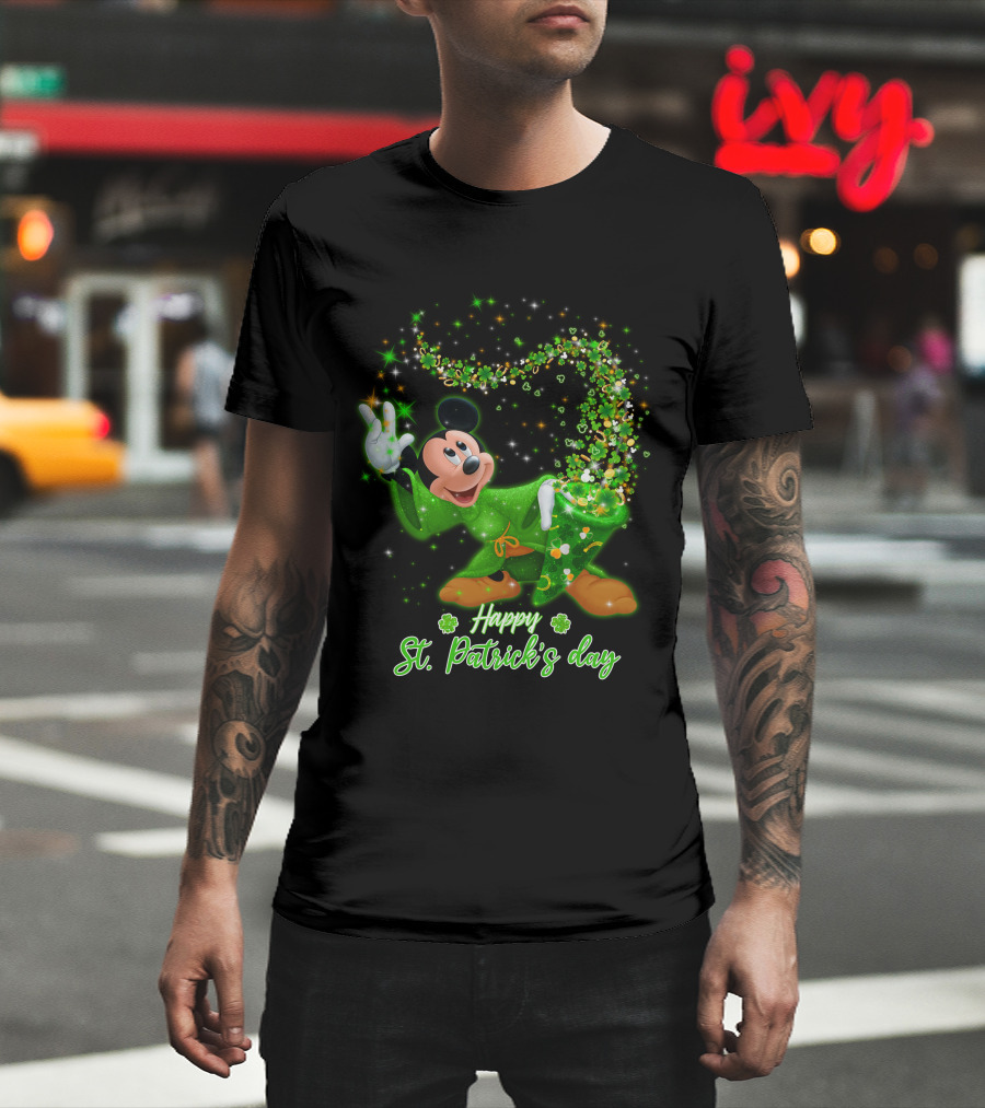 Happy St. Patrick's Day Mickey Mouse T-Shirt