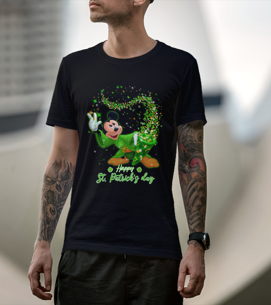 Happy St. Patrick's Day Mickey Mouse T-Shirt