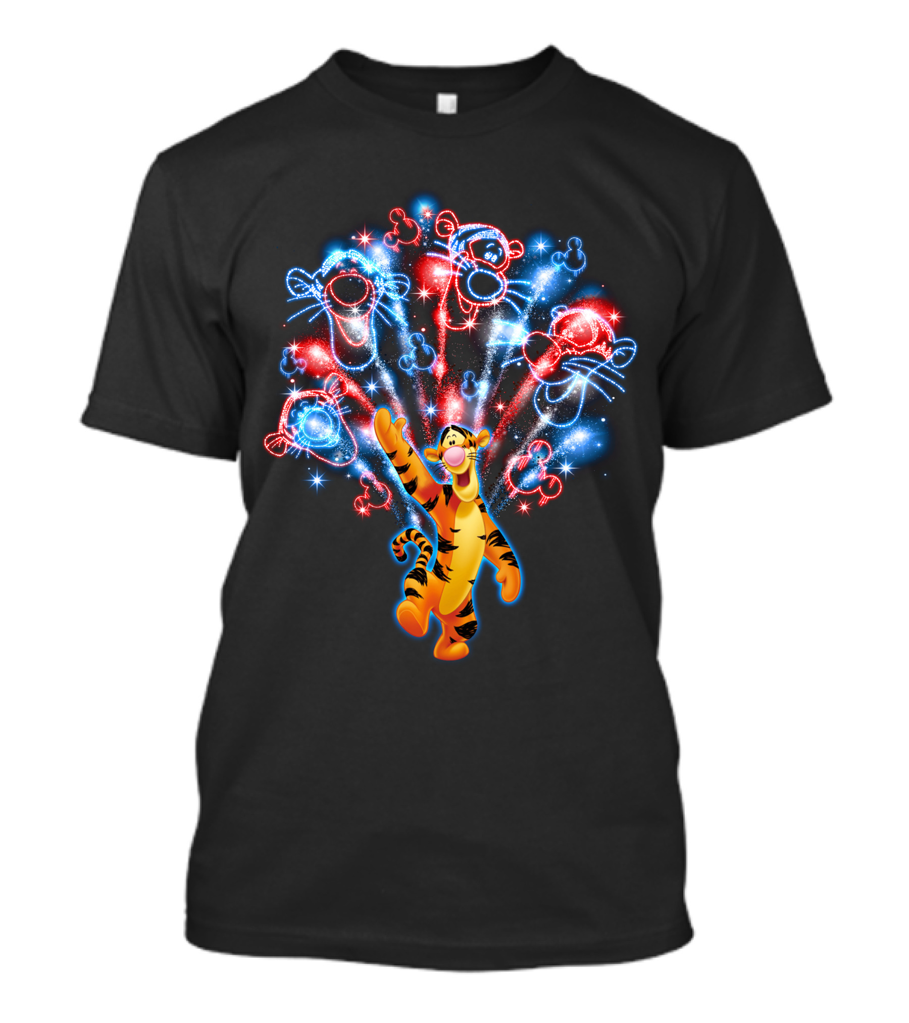 Tigger Fireworks Display Celebration Magic T-Shirt