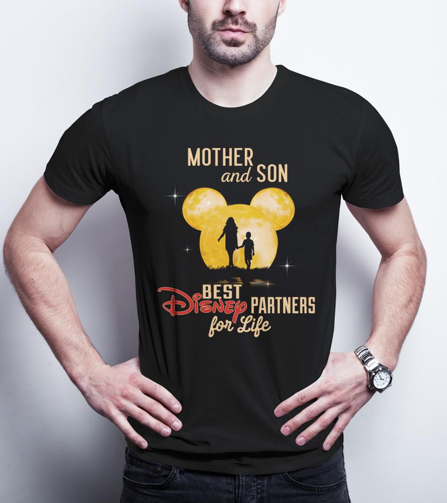 Mother And Son Best Disney Partners For Life T-Shirt