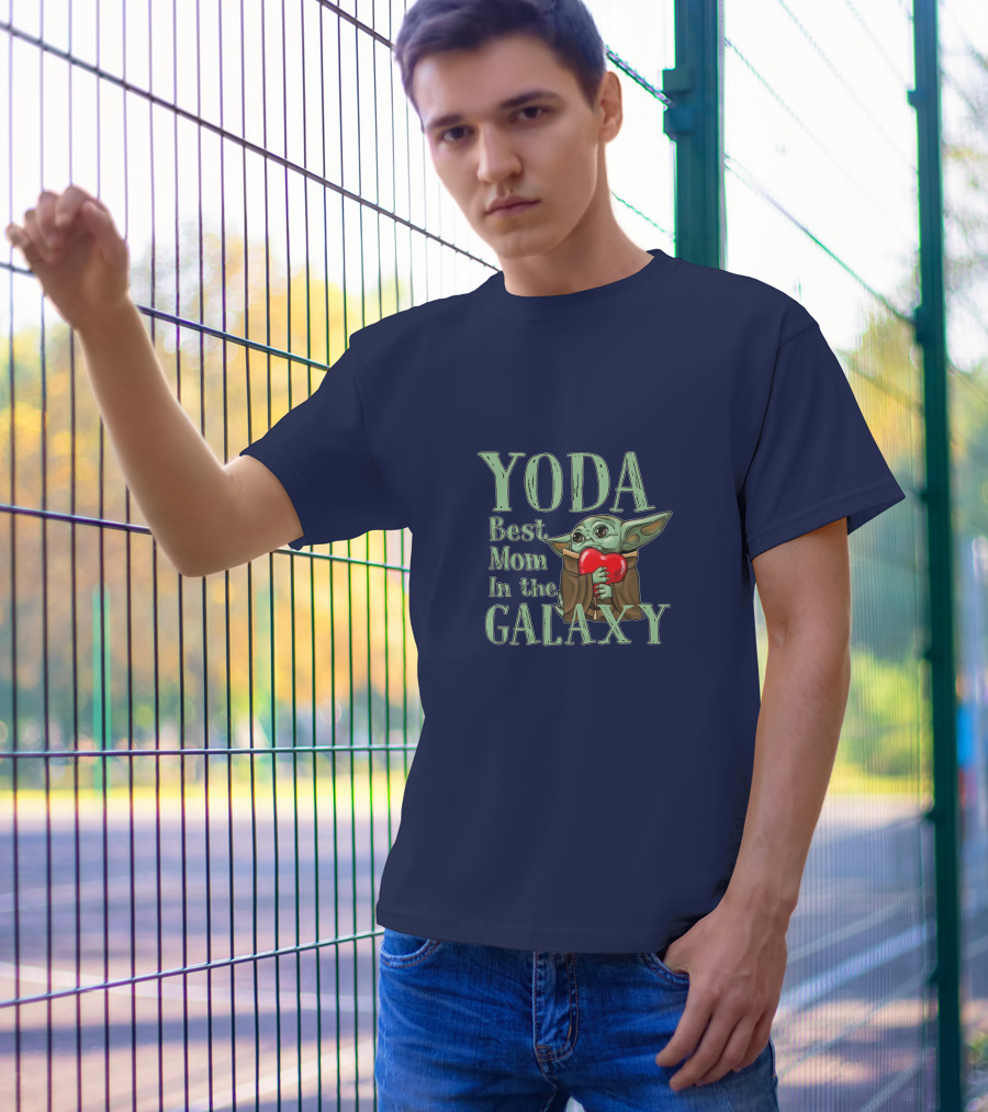Yoda Best Mom In The Galaxy T-Shirt