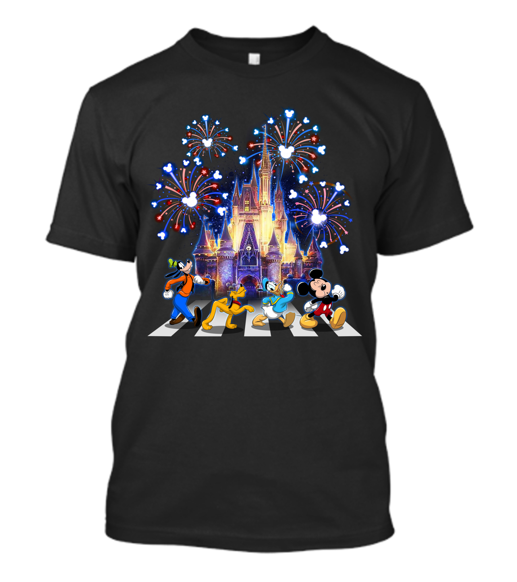 Iconic Friends Fireworks Castle Stroll T-Shirt