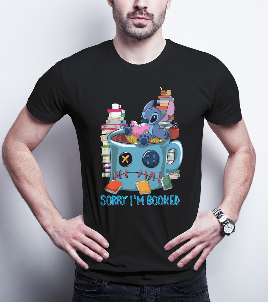 Sorry I'm Booked Stitch Coffee Mug And Books T-Shirt