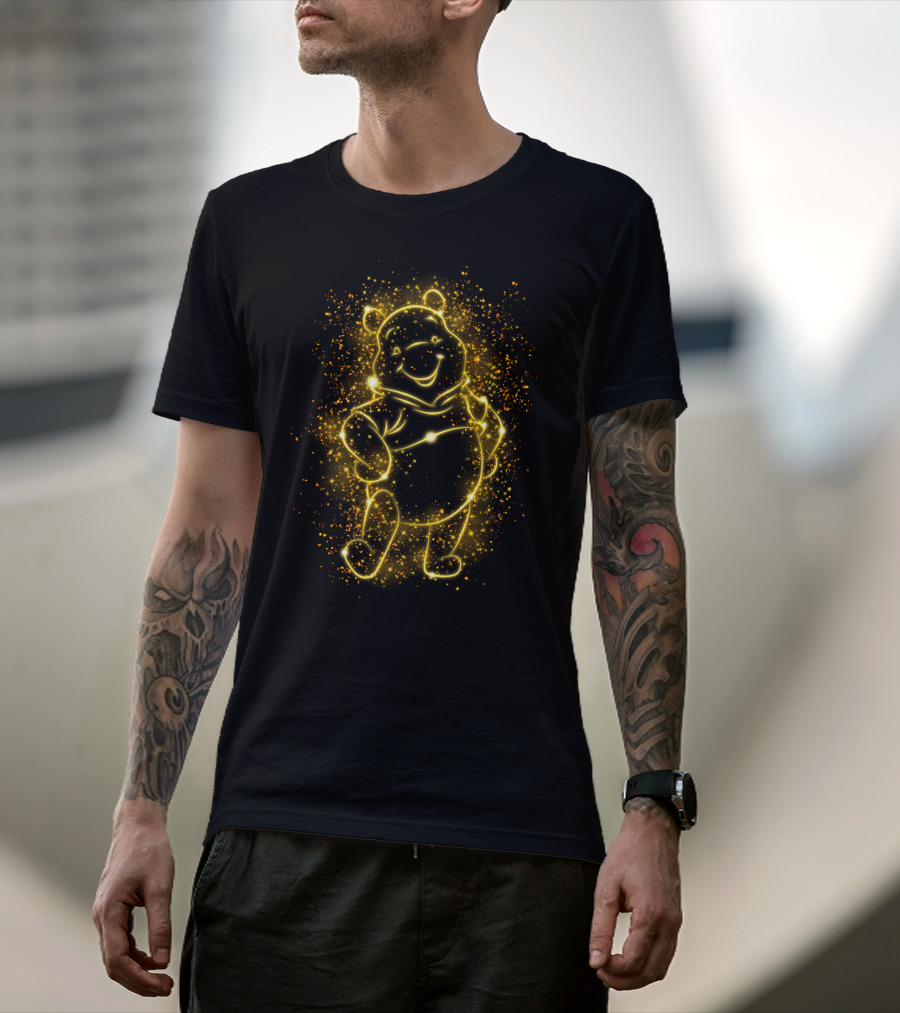 Po Lighr Bear Sparkle Outline T-Shirt