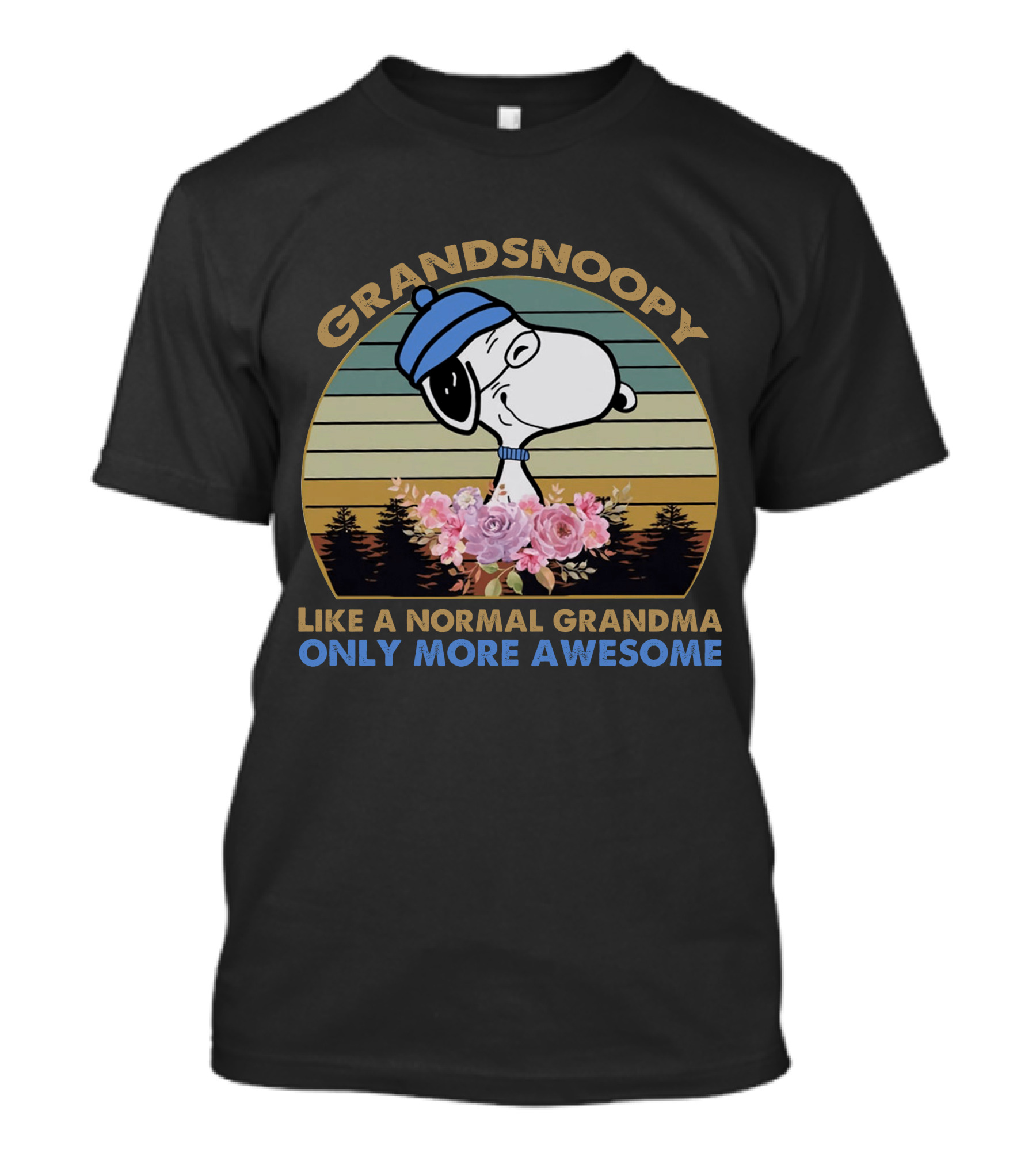 GRANDSNOOPY LIKE A NORMAL GRANDMA ONLY MORE AWESOME T-Shirt