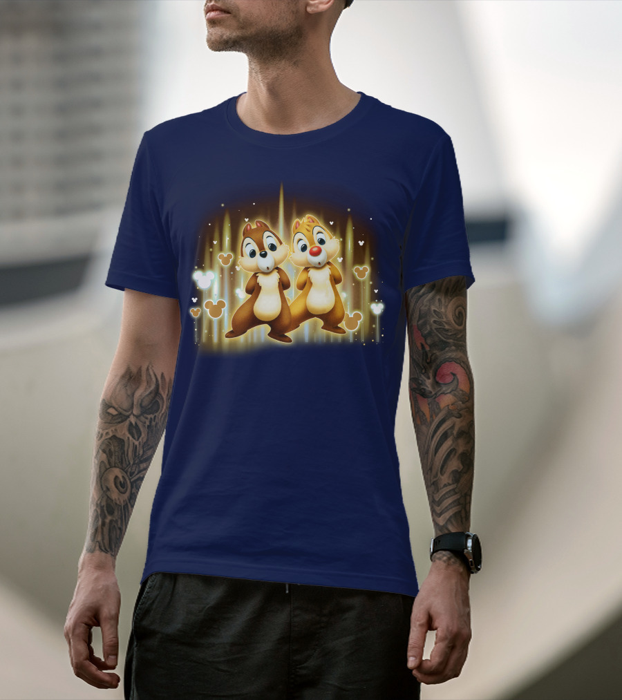 CND Heart Chip And Dale Mickey Ears Icons T-Shirt