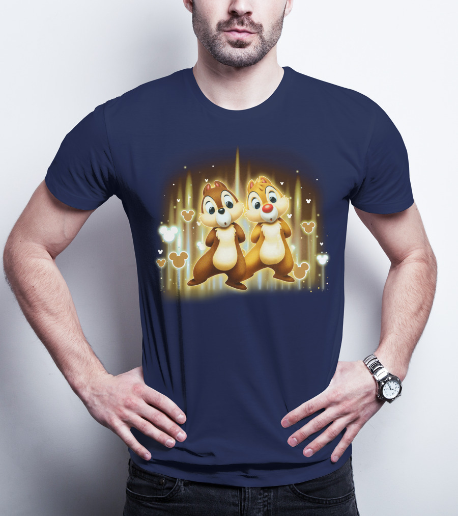 CND Heart Chip And Dale Mickey Ears Icons T-Shirt