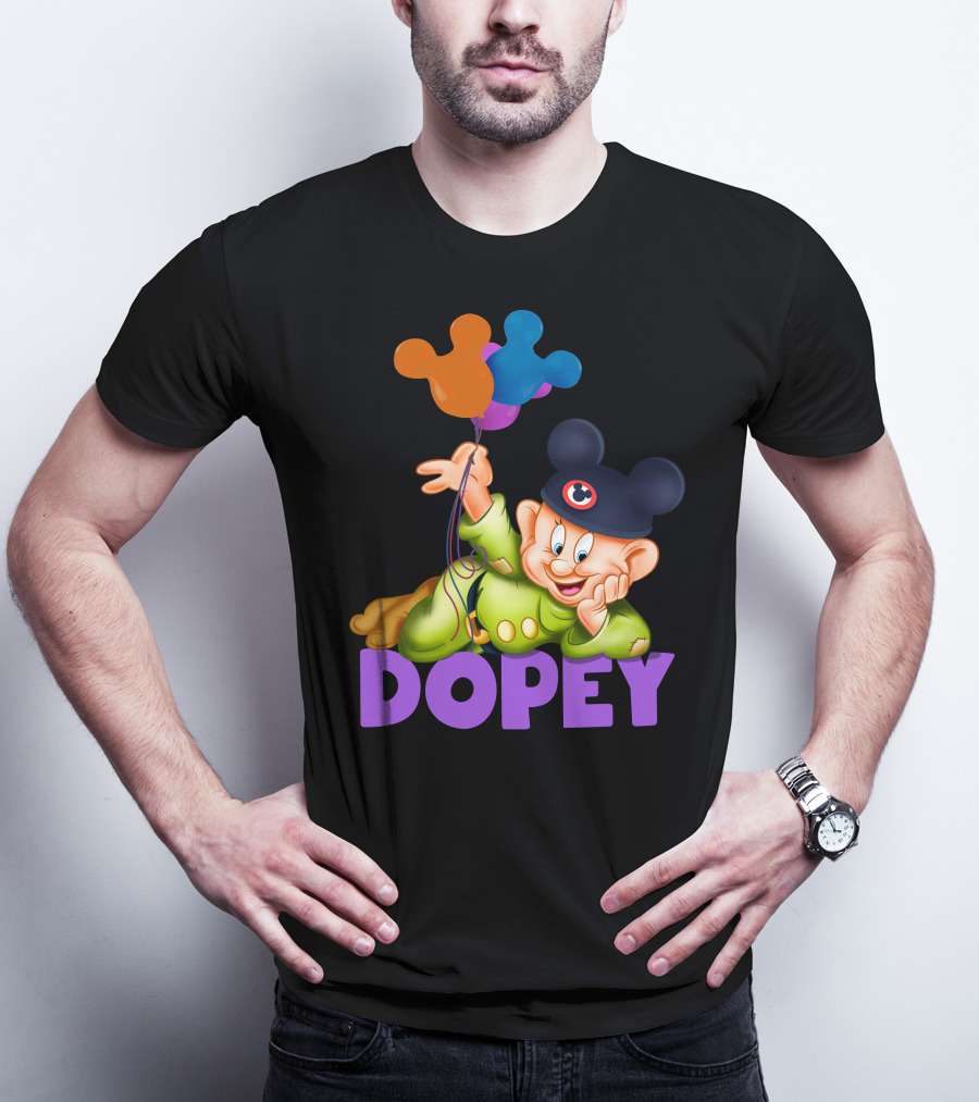 Dopey Balloons Pixar Crossover T-Shirt