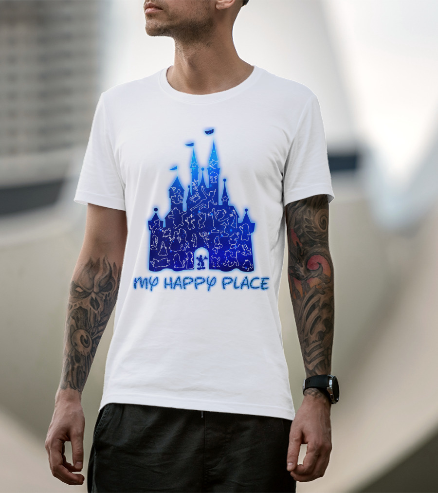 My Happy Place Disney Castle T-Shirt