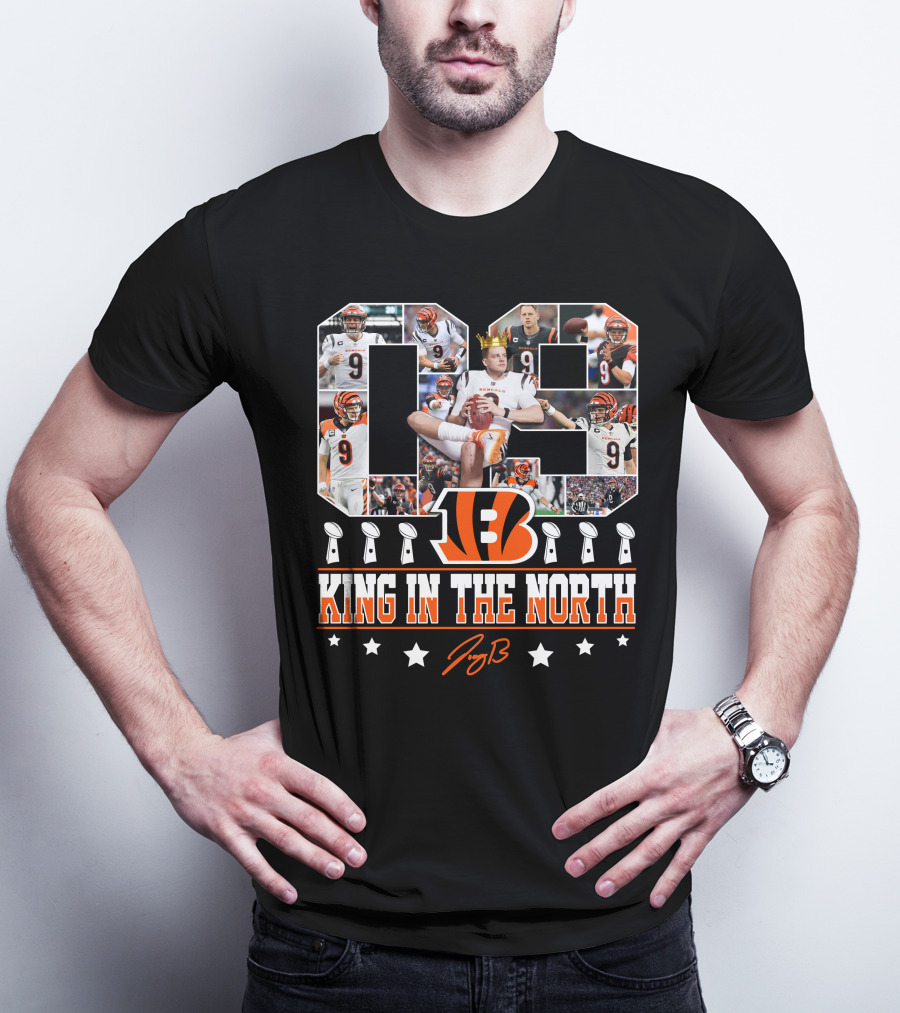 09 King In The North Bengals Football QB T-Shirt