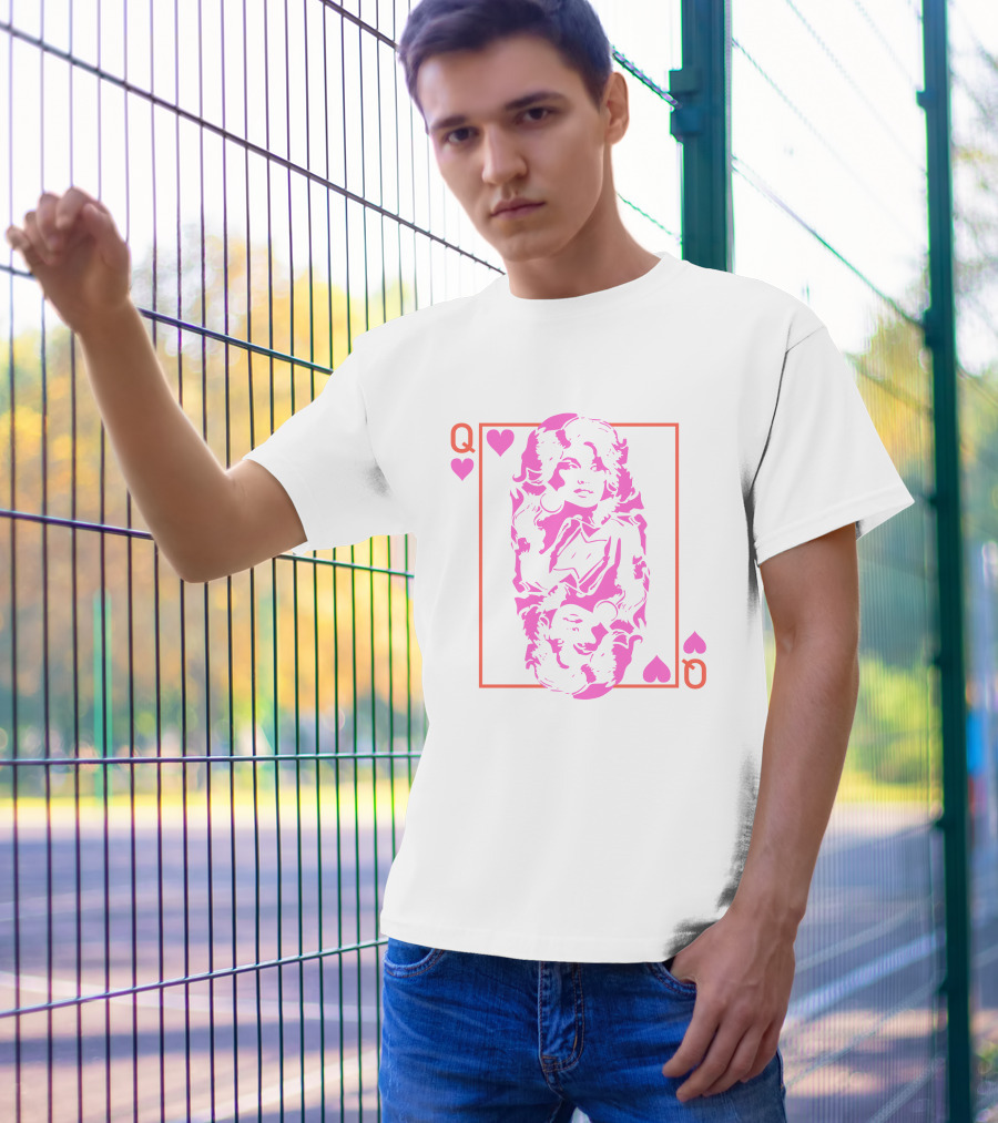 Dolly Parton Playing Card Queen Heart T-Shirt
