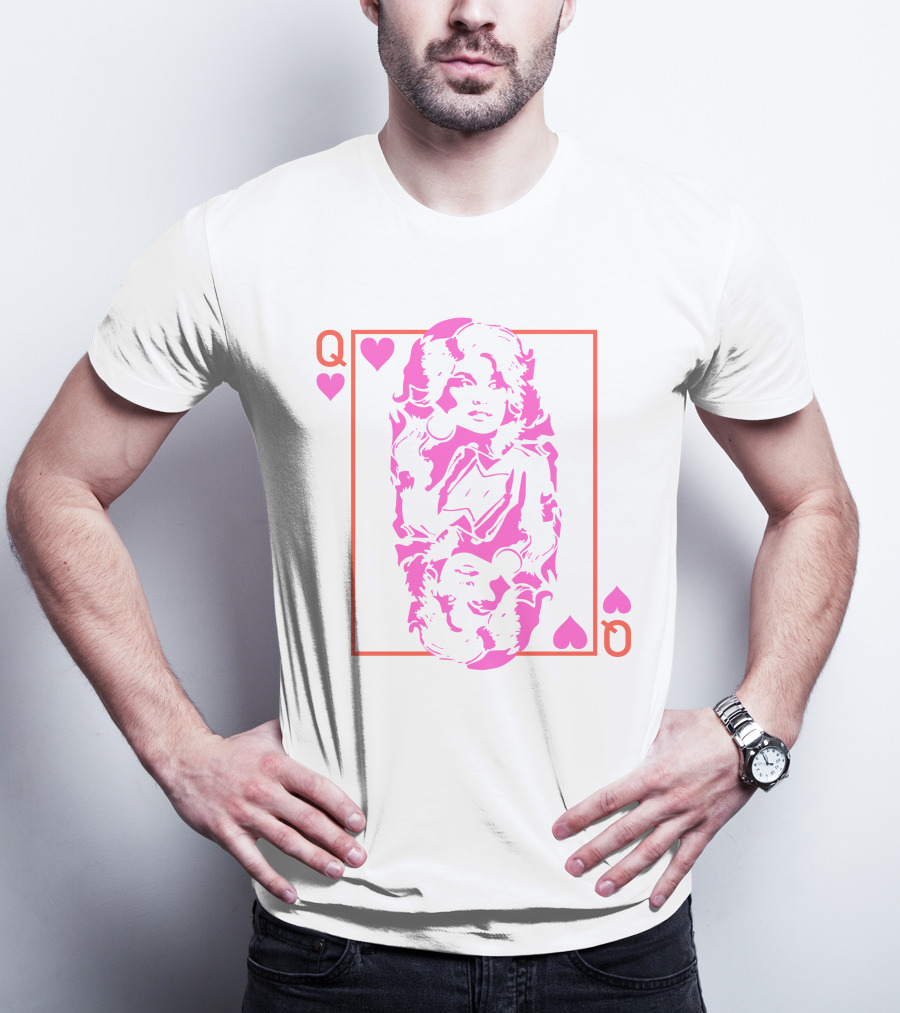 Dolly Parton Playing Card Queen Heart T-Shirt