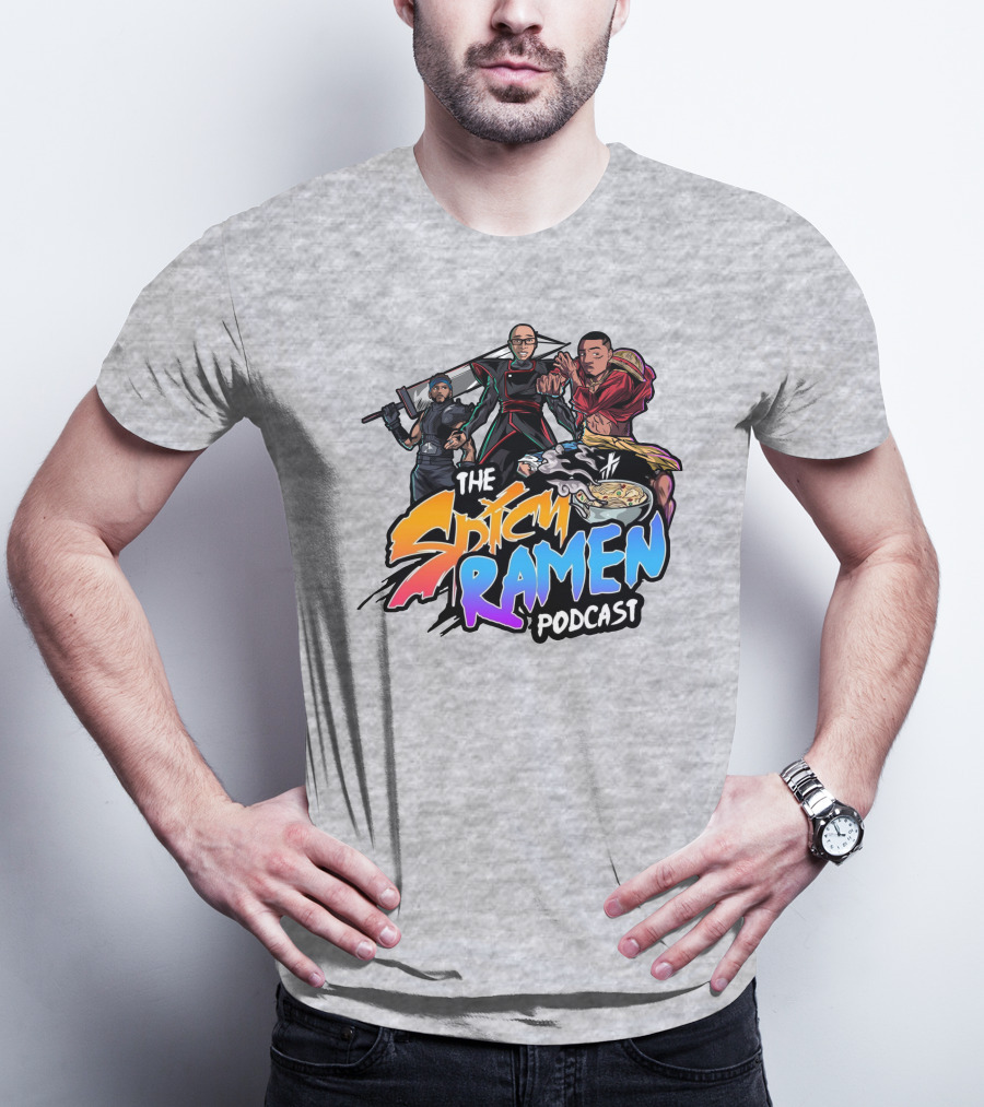 The Spicy Ramen Podcast Ninja Warrior Bowl Adventure T-Shirt
