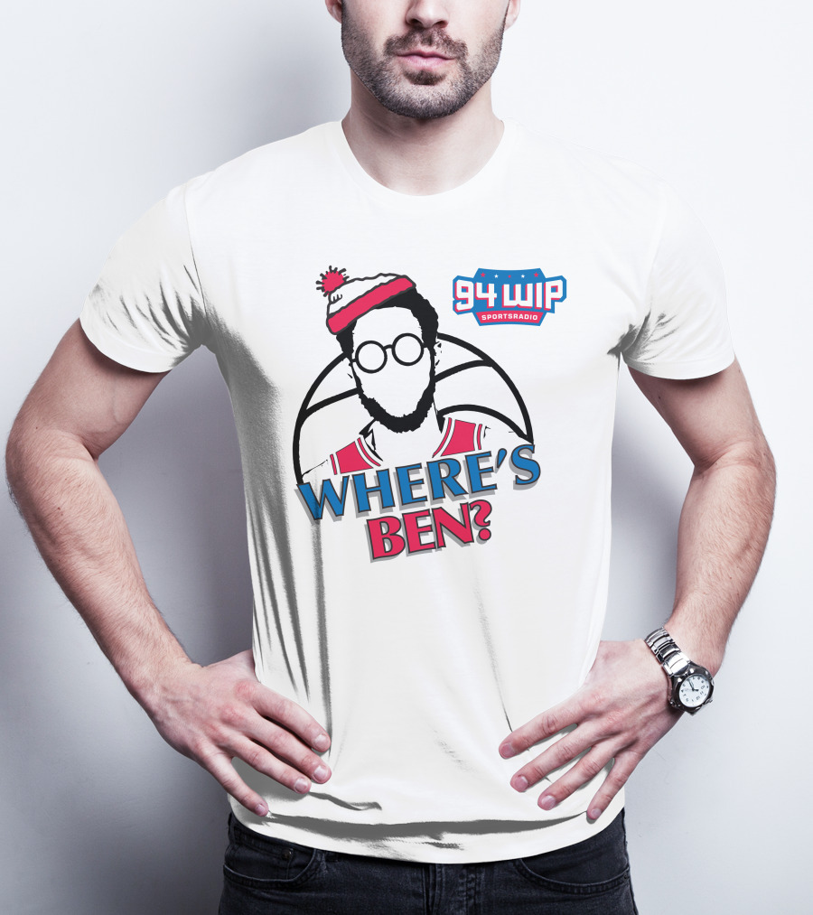 94 WIP Sports Radio Where's Ben? T-Shirt