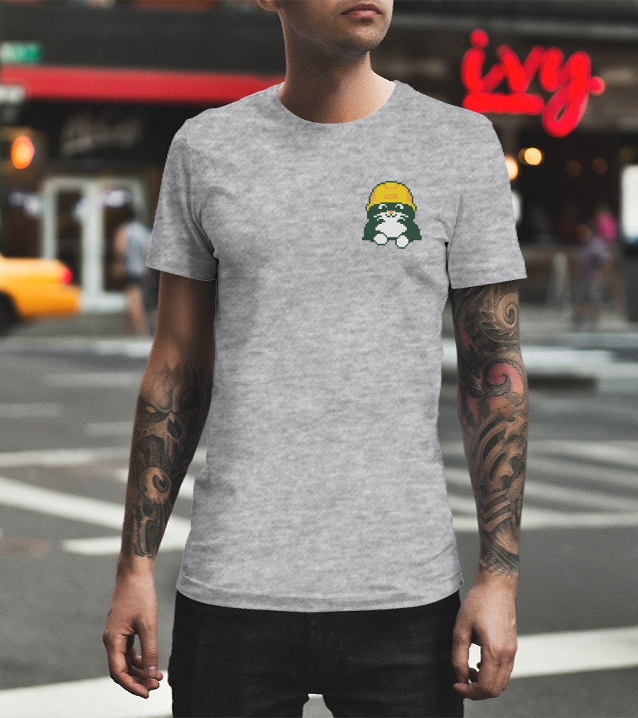 Construction Cats Wearing Hard Hats By Cats With Jobs T-Shirt