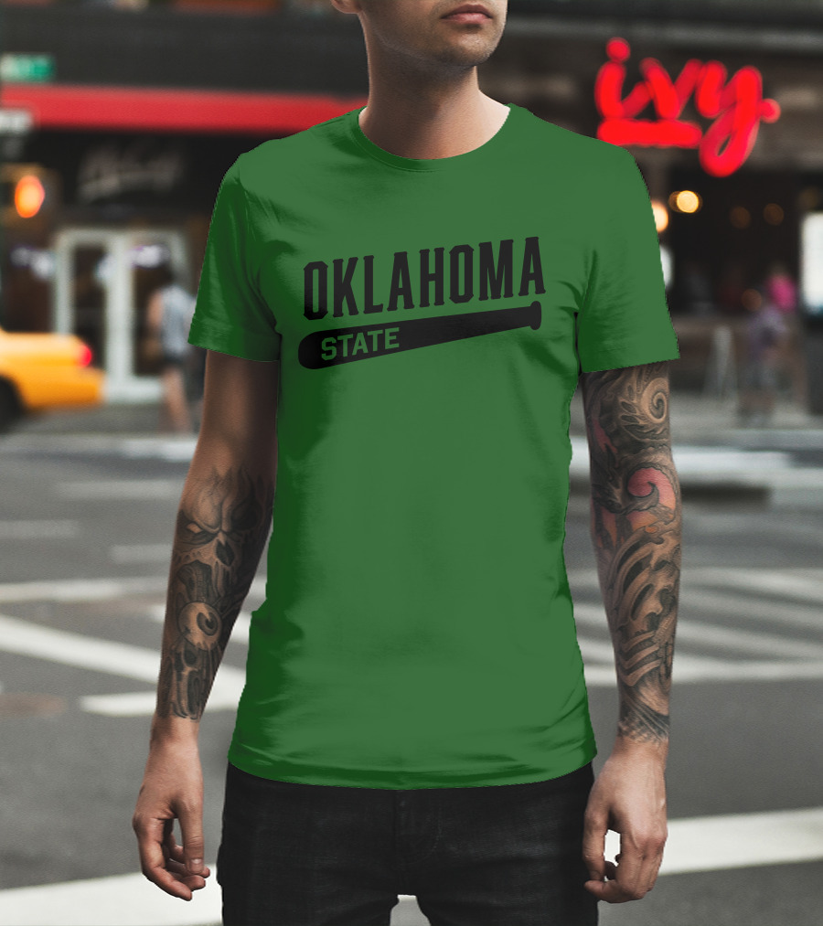 Oklahoma State Baseball Bat T-Shirt