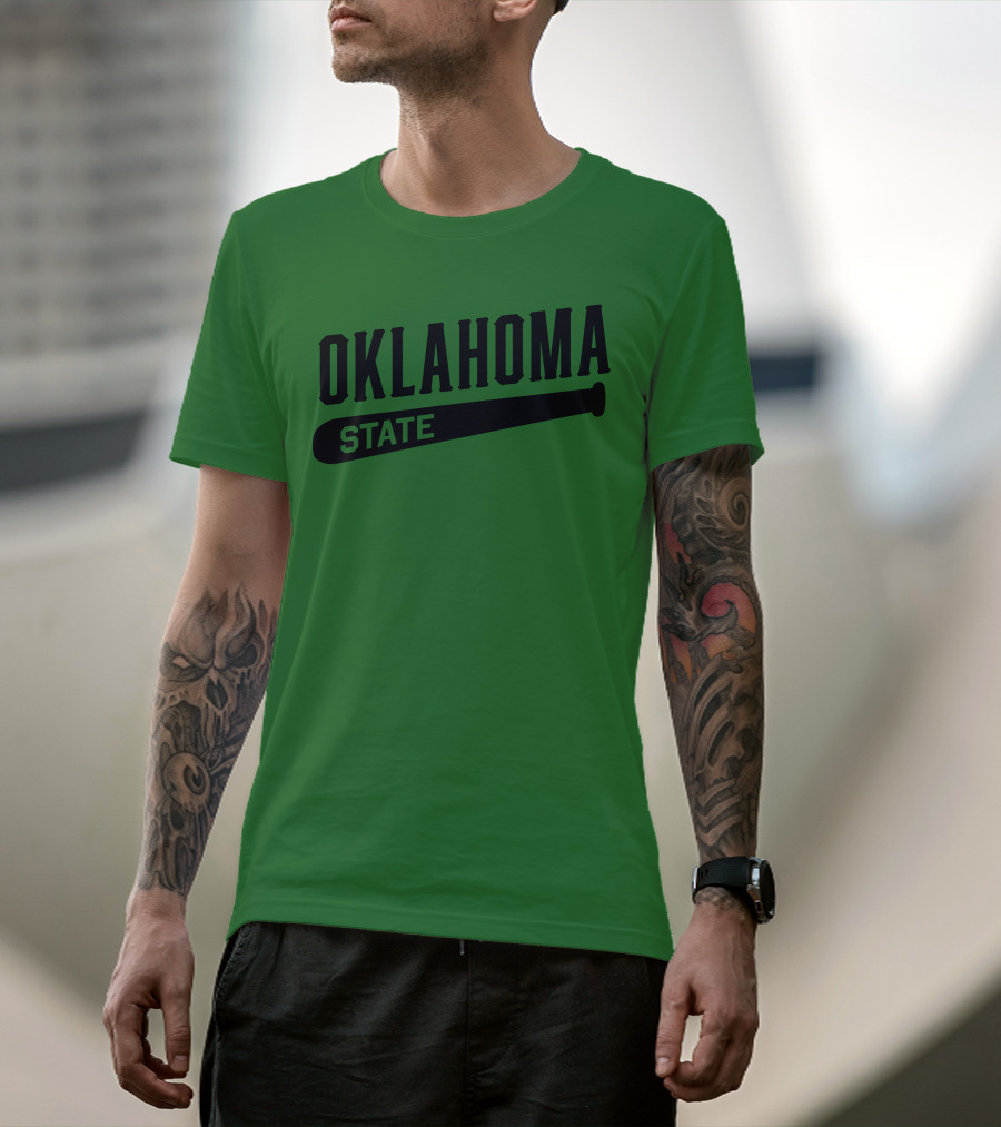 Oklahoma State Baseball Bat T-Shirt